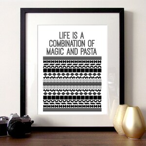 Kitchen Art, Pasta Art Print, Pasta, Kitchen Print, Pasta Shapes, Food ...