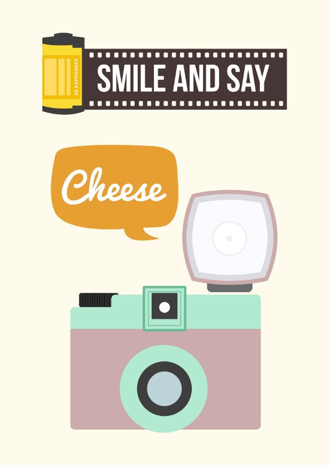 Camera Illustration, Camera Typography, Illustrated Quote, Camera ...