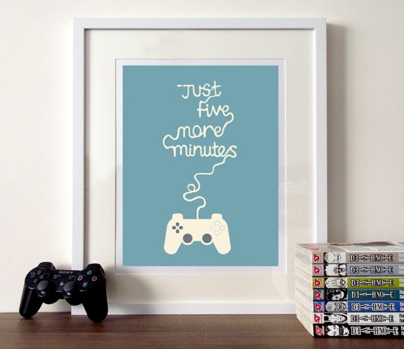 Typographic Print, Quote Print, Quote Poster, Typographic Gaming ...