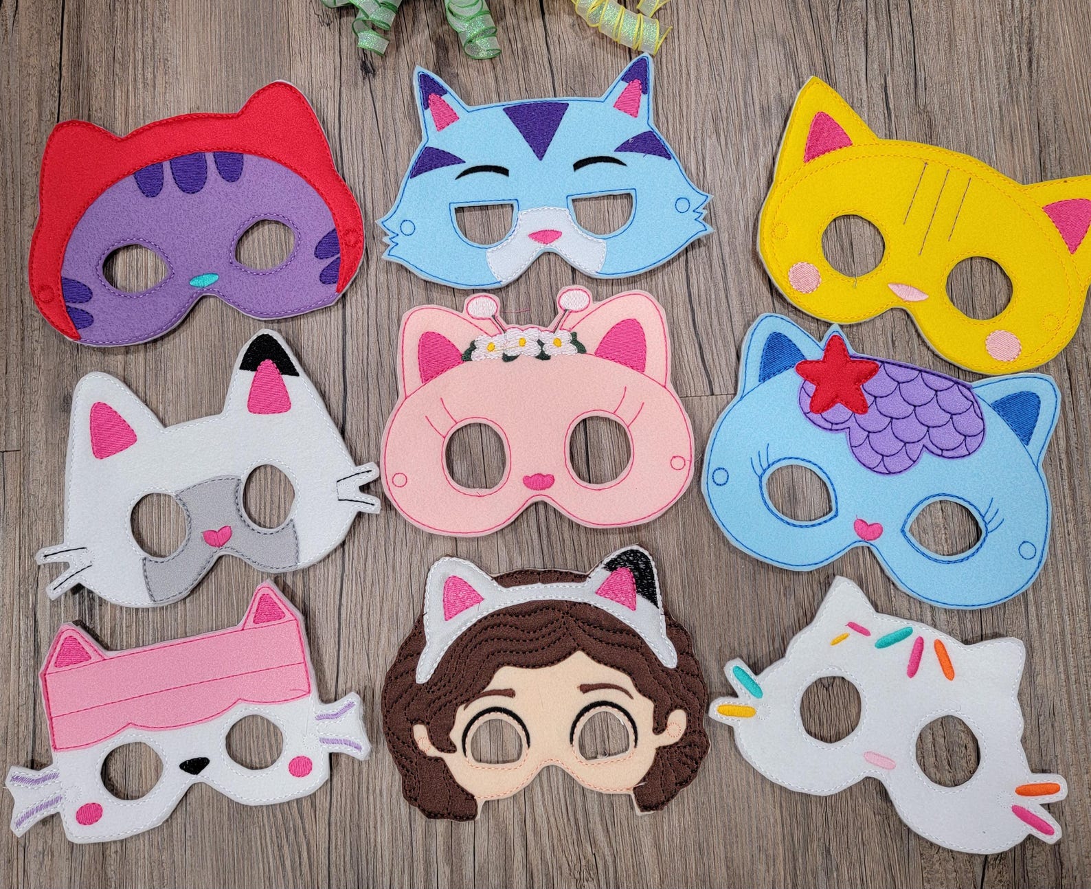 GD Felt Masks... Great for Birthday Parties, Dress Up, Costume Party ...