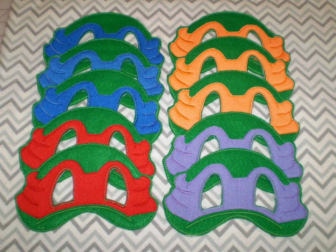 Felt Mask - Ninja Turtle - Etsy