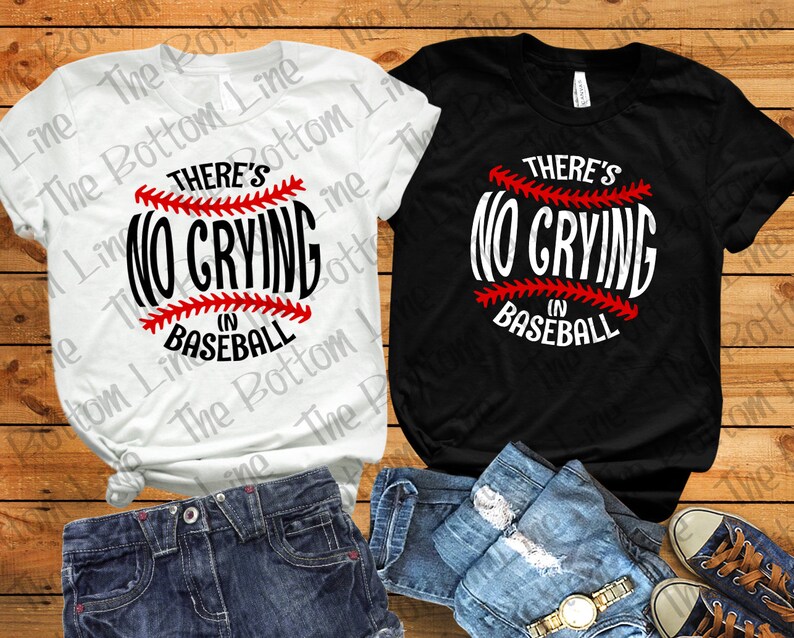 There's No Crying in Baseball Unisex Tee//baseball Mom - Etsy