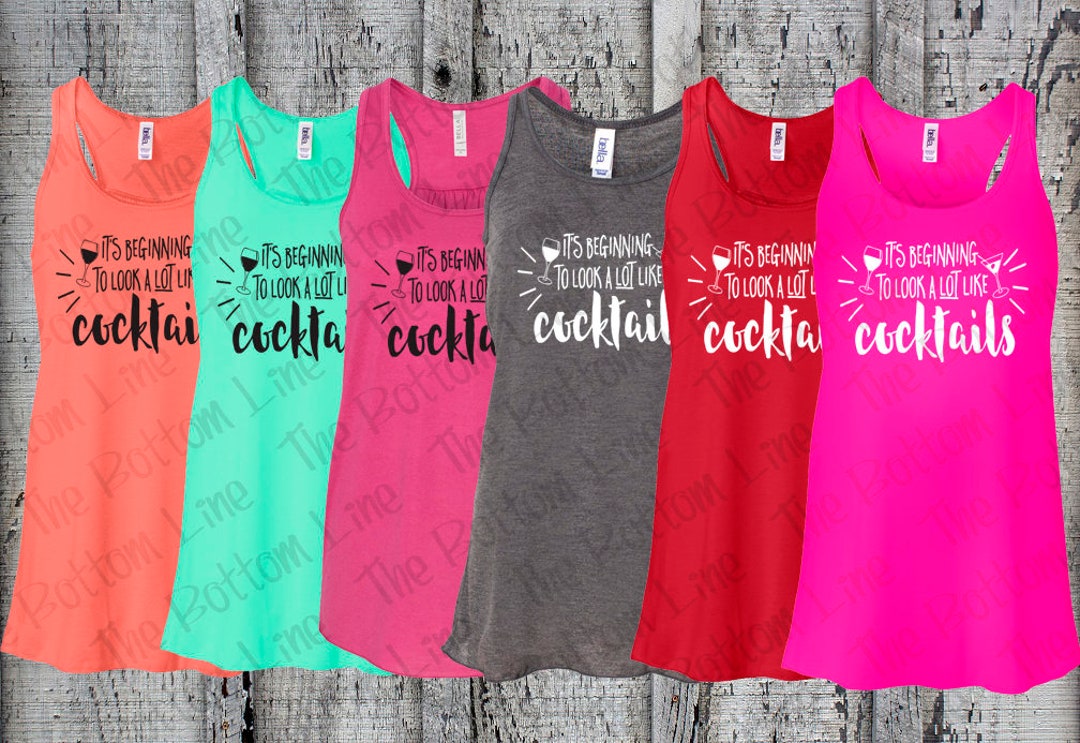 It's Beginning to Look A Lot Like Cocktails Tank Top//flowy Drinking ...