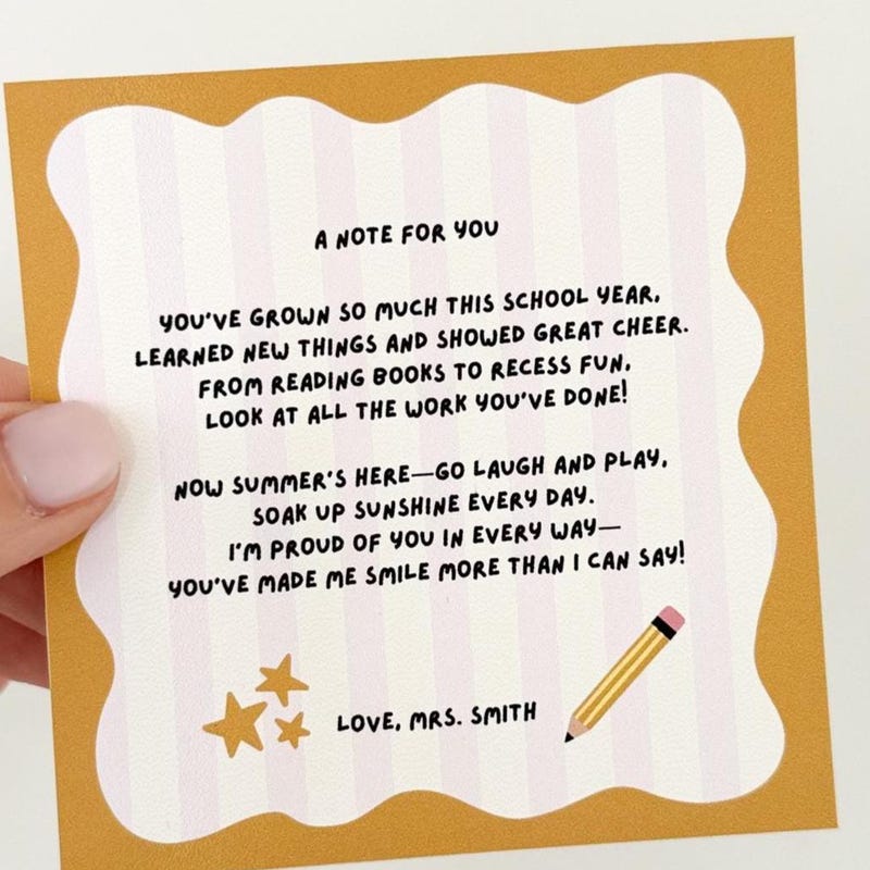 Goodbye Cards for Students - Etsy
