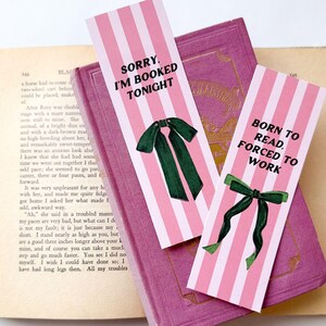 Book Club Bookmark Printable, Book Lover Gift, Cute Bookmark for Her ...