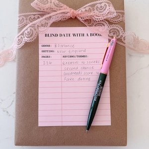 Blind Date With a Book Printable Library Card – Pick a Genre Book ...
