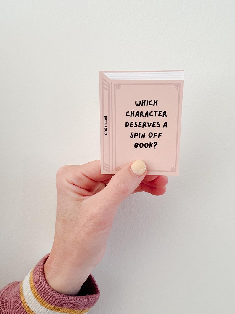 Book Club Conversation Starters Printable | 24 Book Club Questions ...