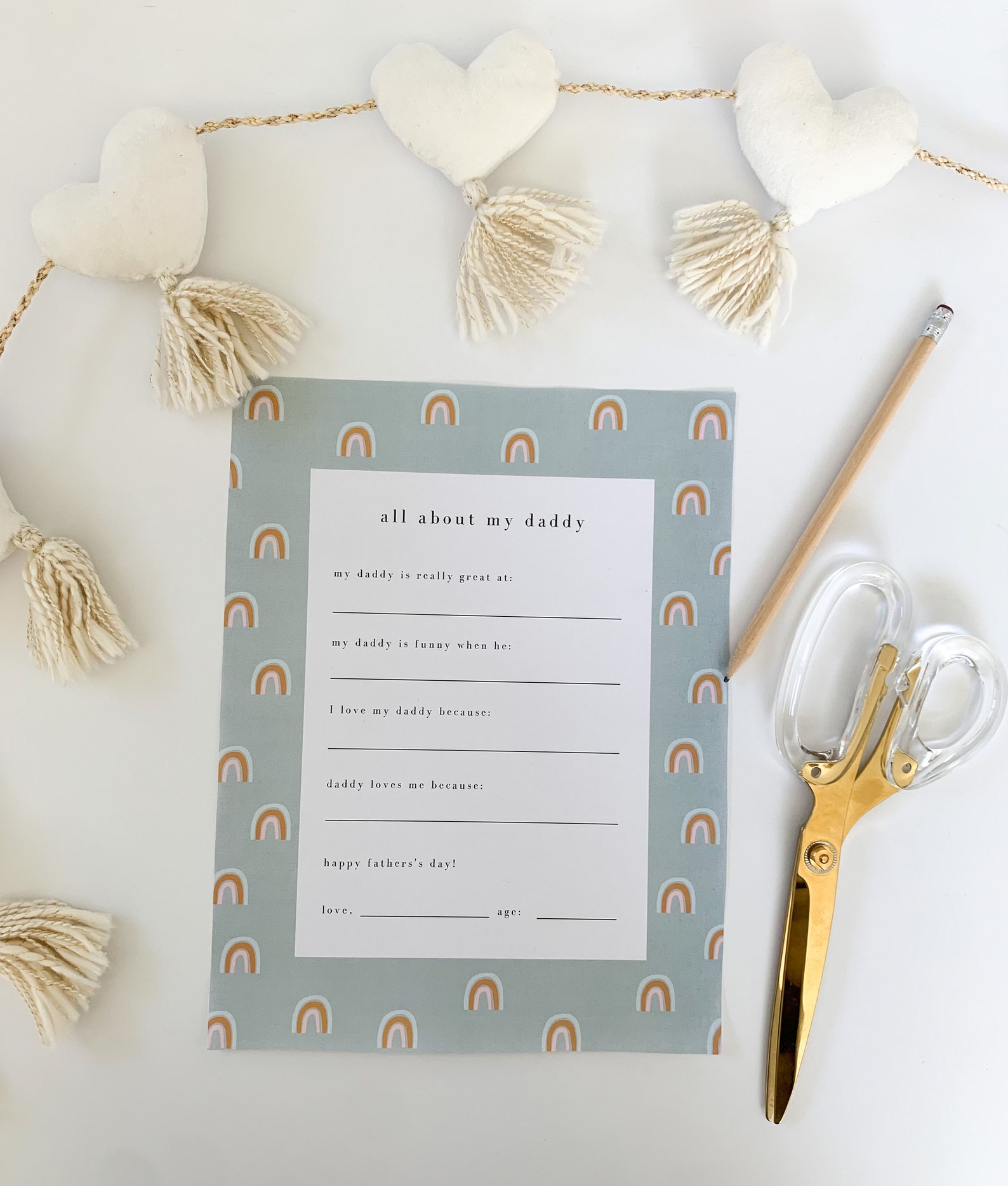 Father's Day Printable Interview for Kids Includes - Etsy