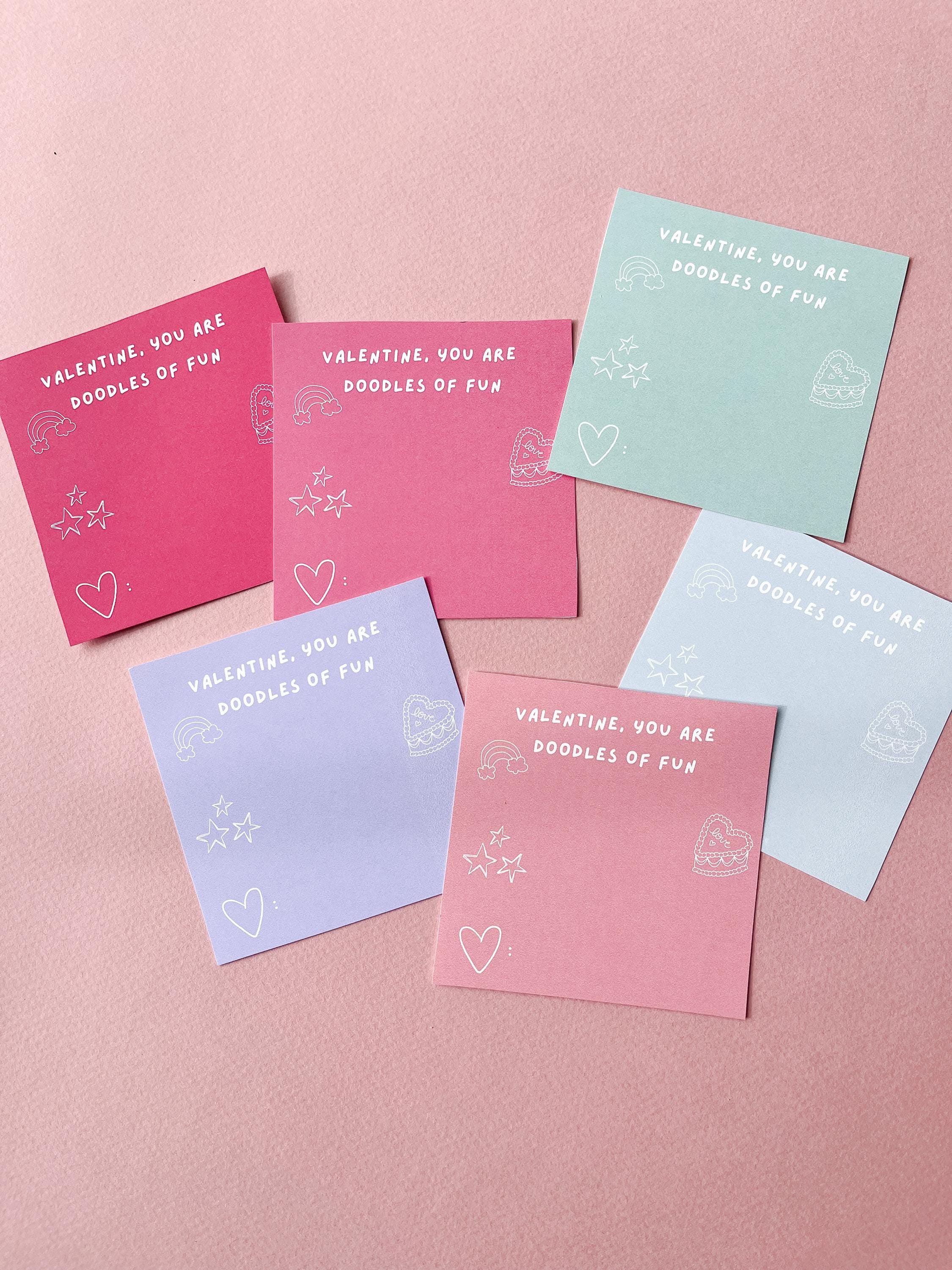 Doodle Valentine Printable for Classroom, Preschool, or Personal ...