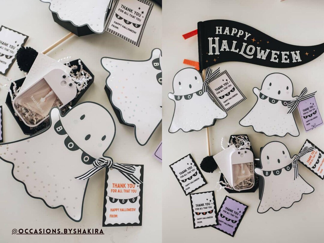 Halloween Teacher Gift Tags | Printable Thanks for All You BOO Gift Tag ...