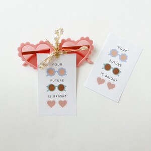 End of the School Year Sunglasses Favor Tags for Class Celebrating ...
