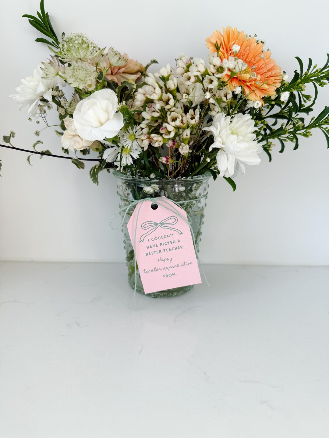 Printable Teacher Appreciation Gift Tag | Thanks for Helping Me Grow ...