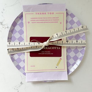 Teacher Appreciation Gift Card Holder Printable Dinner on Us Teacher ...