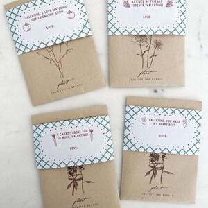 Veggie Seeds Valentine Printable for Classroom, Preschool, or Personal ...