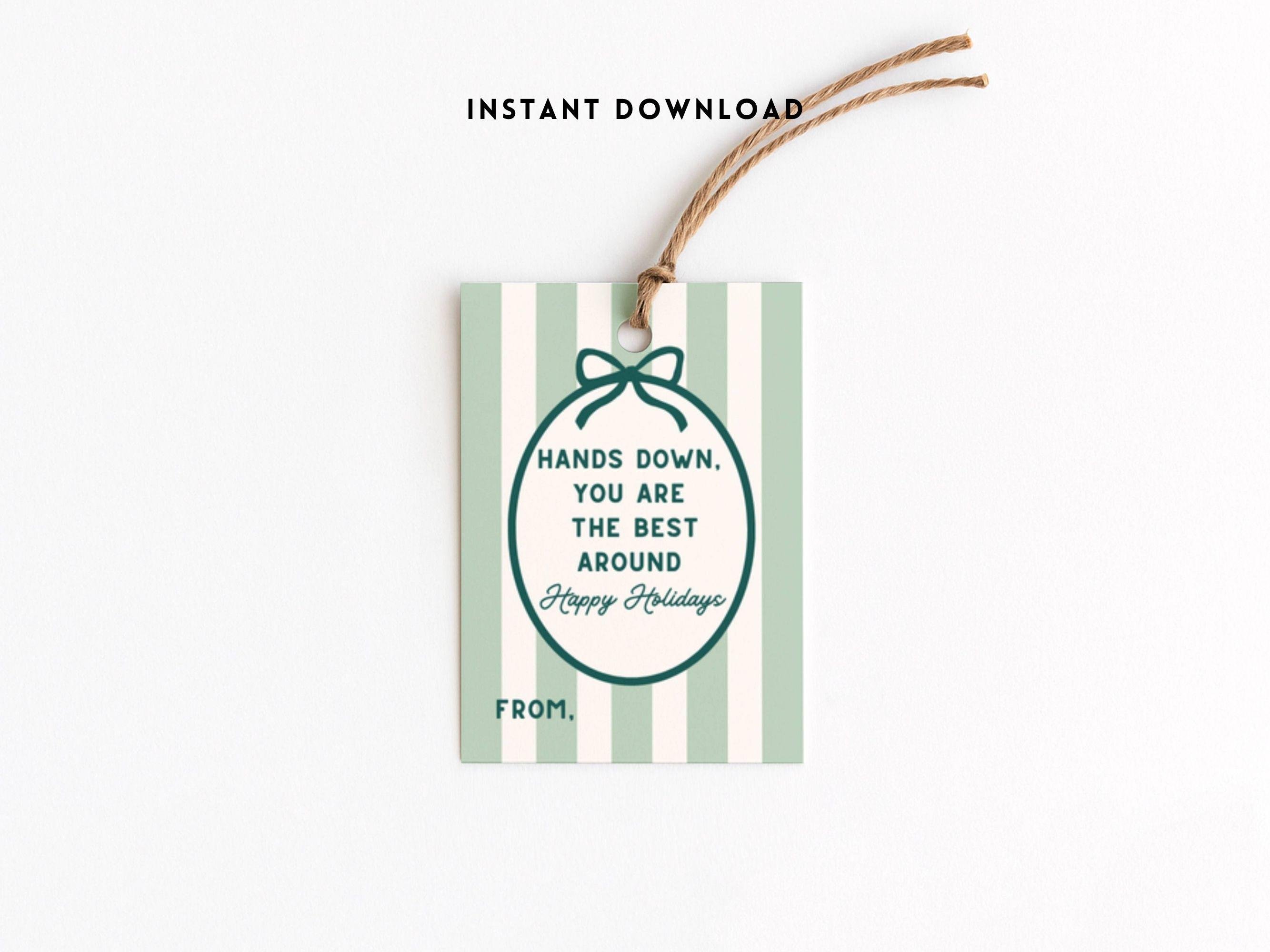 Christmas Soap Gift Tags Printable | Holiday Soap Gift Tag | Teacher ...