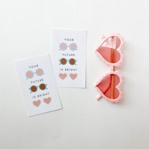 End of the School Year Sunglasses Favor Tags for Class Celebrating ...