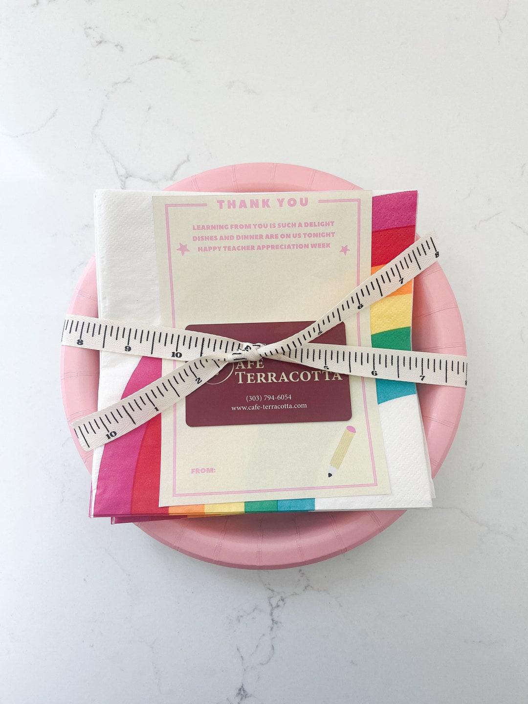 Teacher Appreciation Gift Card Holder Printable Dinner on Us Teacher ...