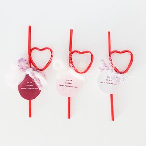 Crazy Straw Classroom Valentine's Day Printable - Non Candy Valentines ...