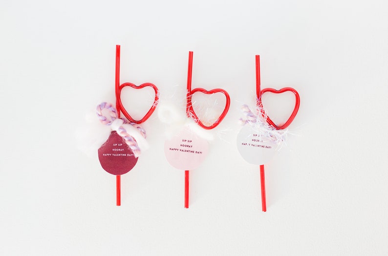 Crazy Straw Classroom Valentine's Day Printable - Non Candy Valentines ...