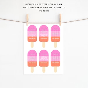 Printable End of Year Teacher Gift Tag, DIY Teacher Gift Idea, Summer ...