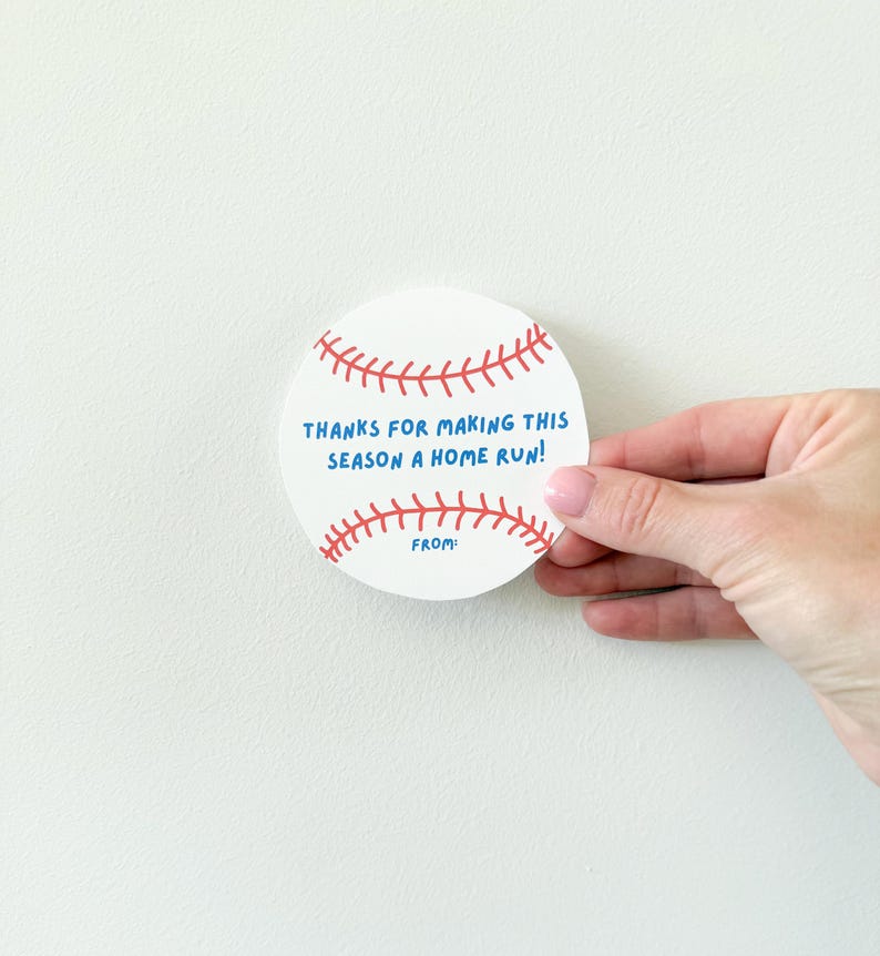 Baseball Tag Printable, Baseball Favor Tags, Baseball Gift Tags ...