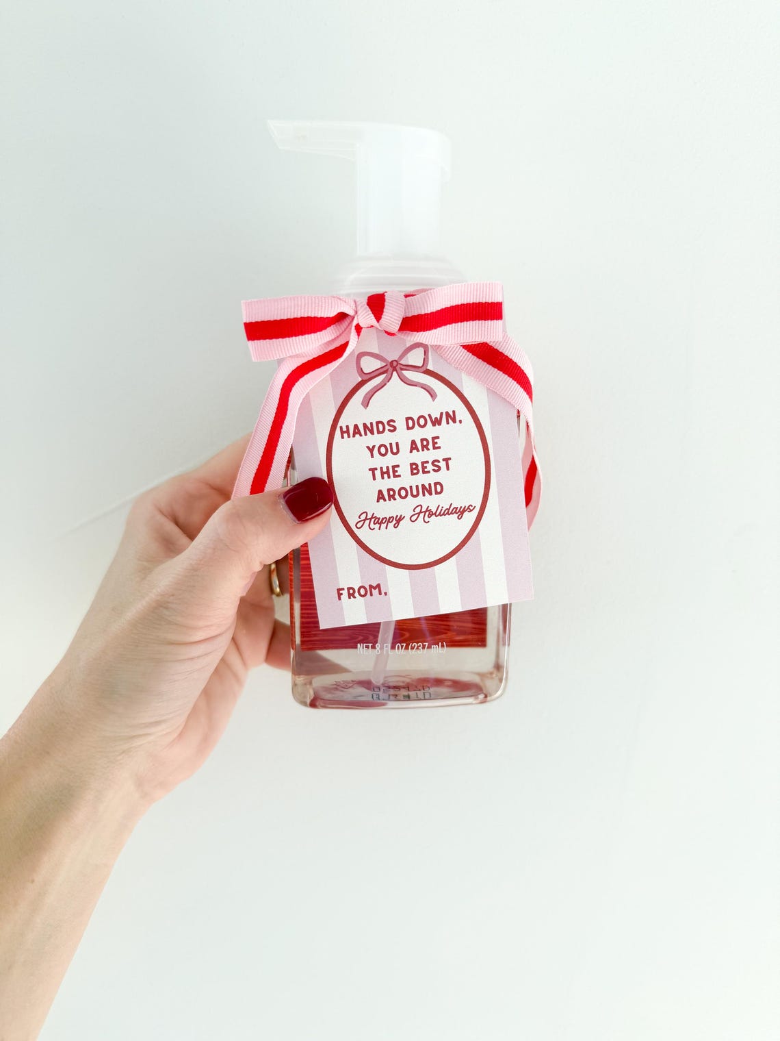 Christmas Soap Gift Tags Printable | Holiday Soap Gift Tag | Teacher ...