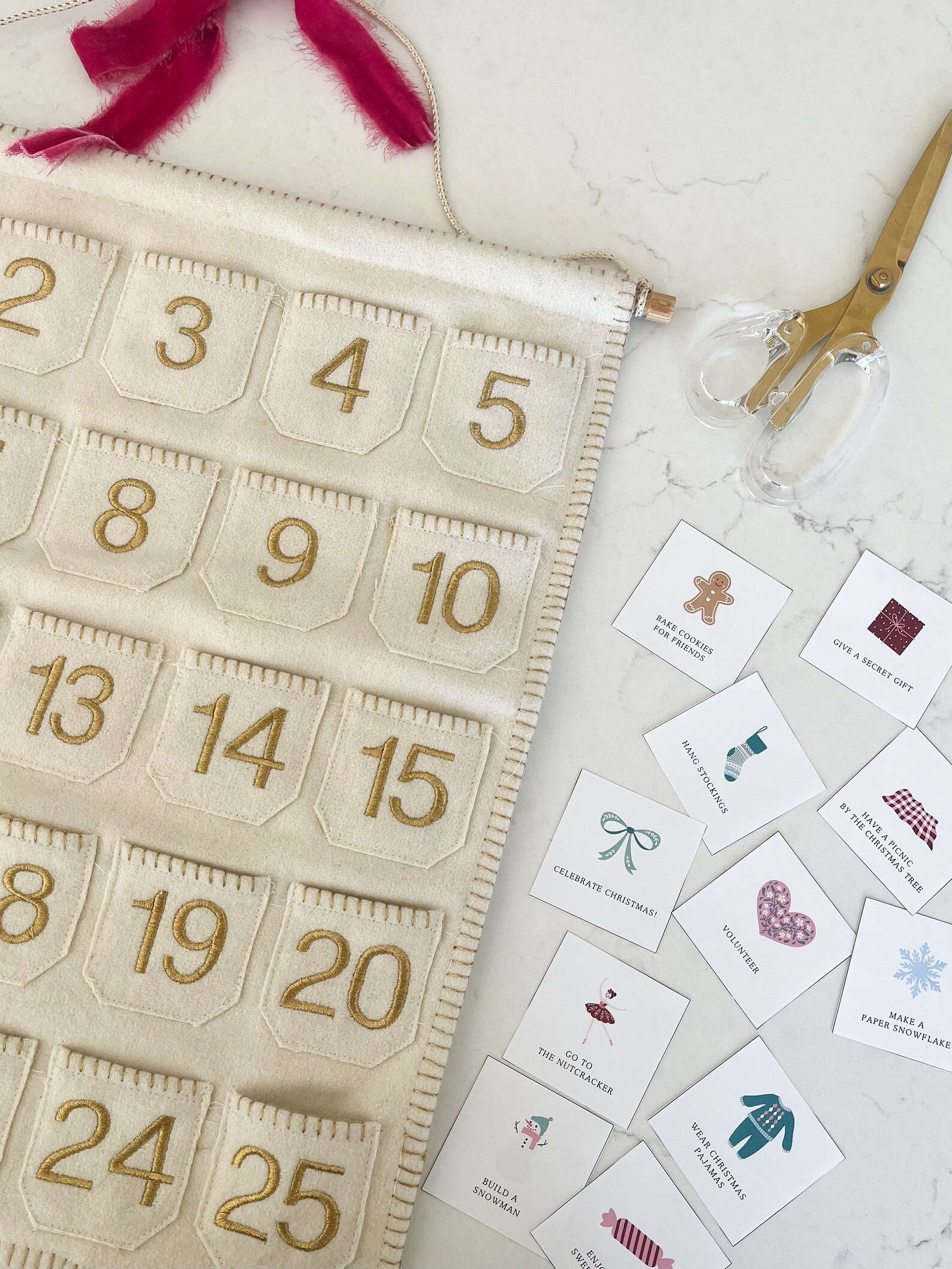 Christmas Advent Calendar Activities- Printable Kids Advent Calendar ...