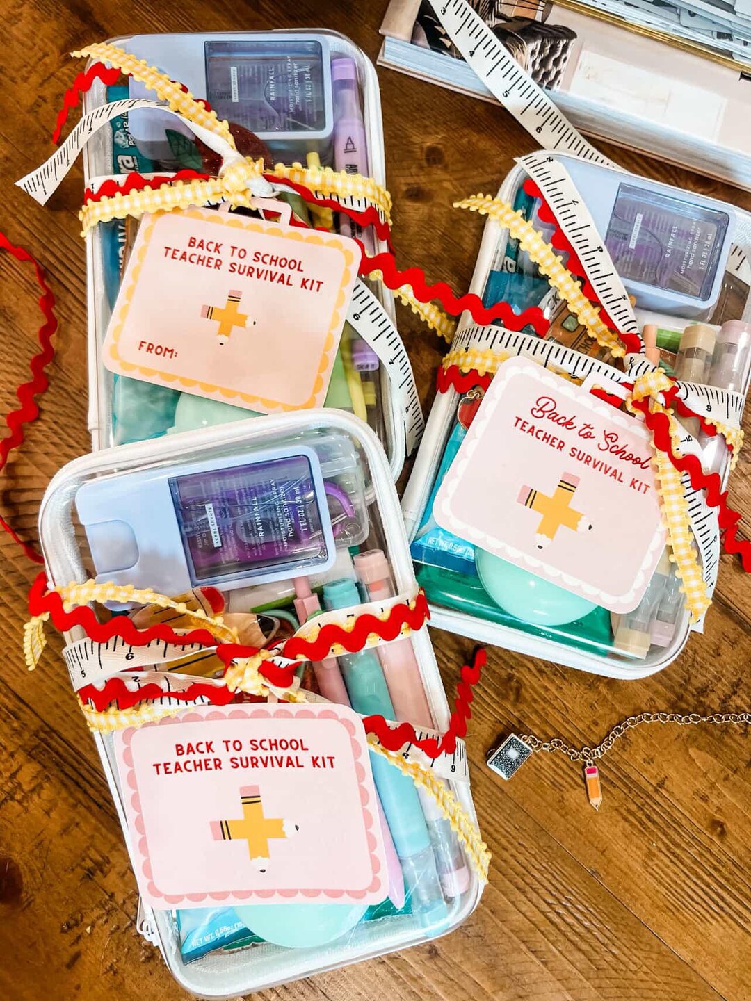 Teacher Survival Kit Tag, Back-to-school Teacher Emergency Kit Gift ...