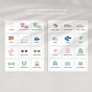 Printable Kids Drawer Labels | Toddler Organization Clothing Labels ...