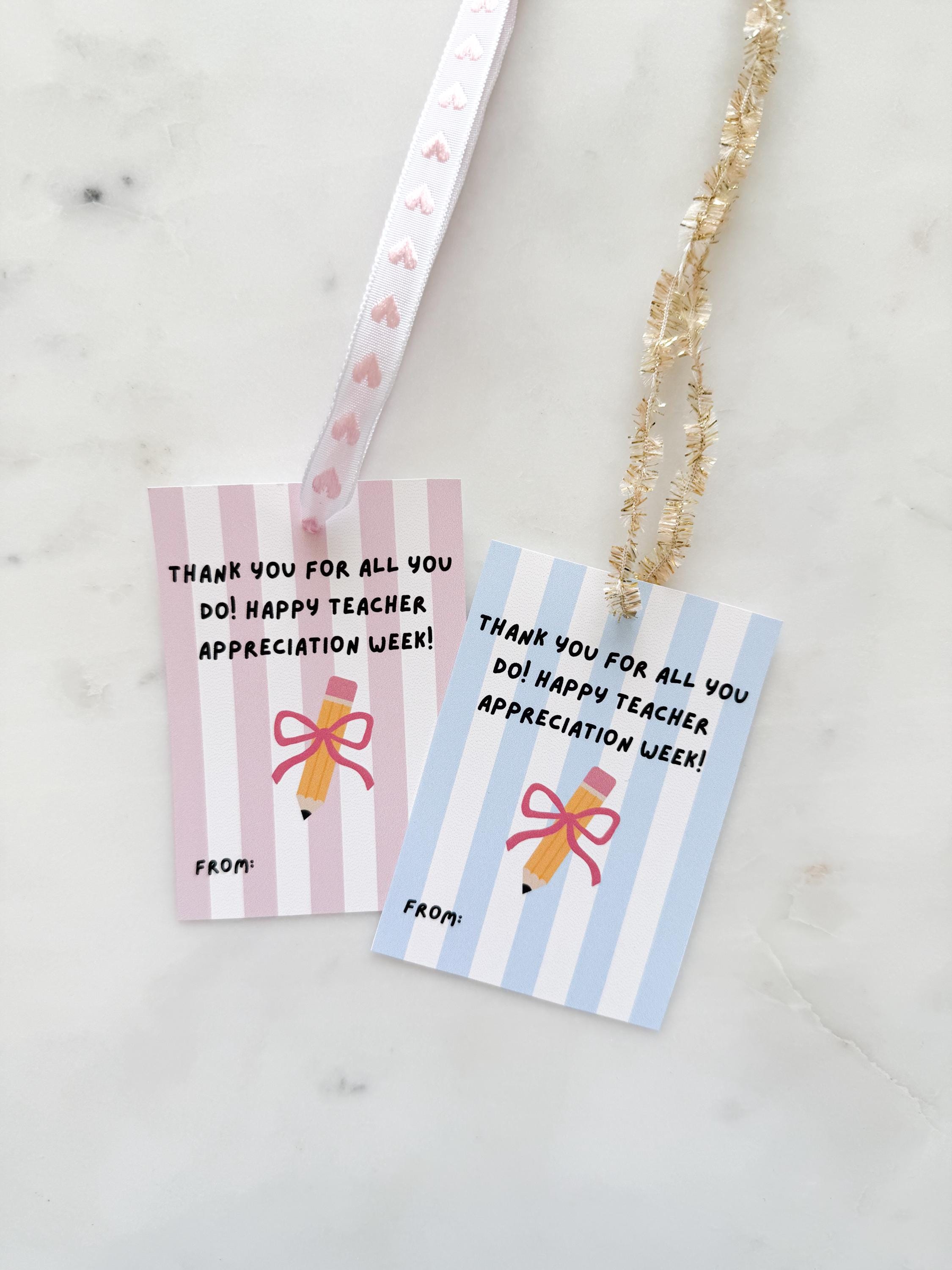Printable Teacher Gift Tag – Cute Thank You Tags for Teacher ...