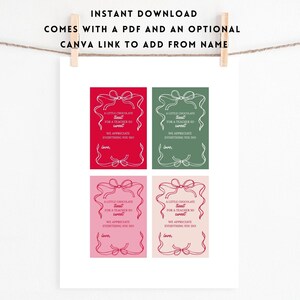 Chocolate Holiday Treat Tag Printable, Teacher Gift Tag, Candy Bar Gift ...