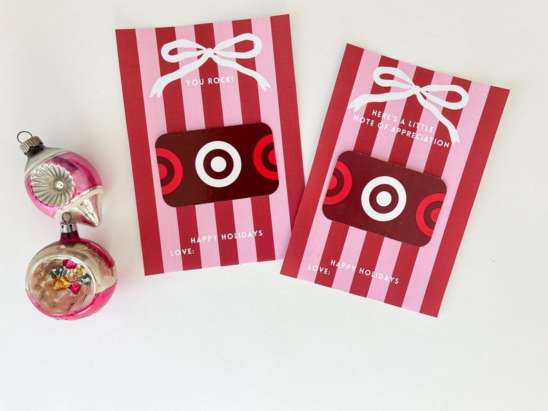 Music Teacher Gift Card Holder- Customizable Christmas Printable Gift ...