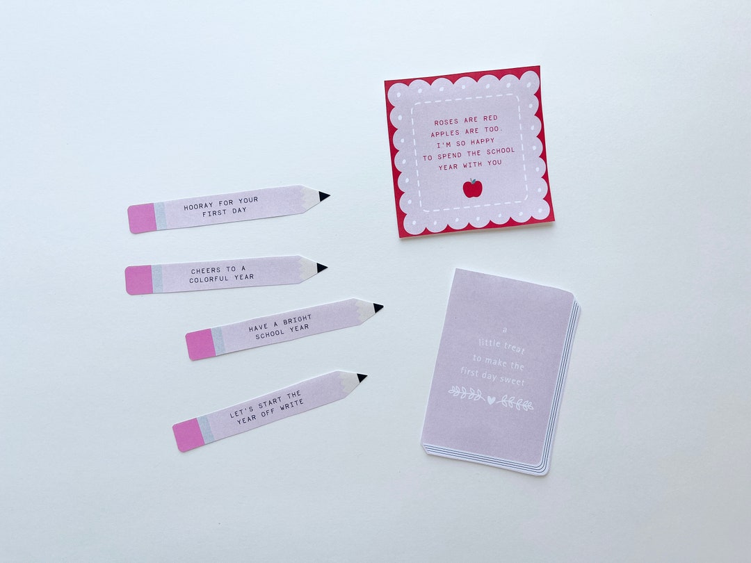 First Day of School Teacher Tag Perfect Back-to-school Teacher Gift - Etsy