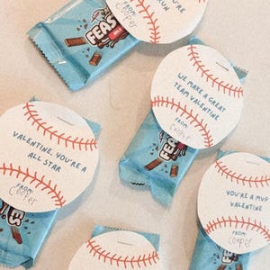 Baseball Valentine Printable Cards for Kids Classroom – All-star, MVP ...