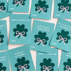 St. Patrick’s Day Printable Gift Tags, Lucky Shamrock Treat Tags ...