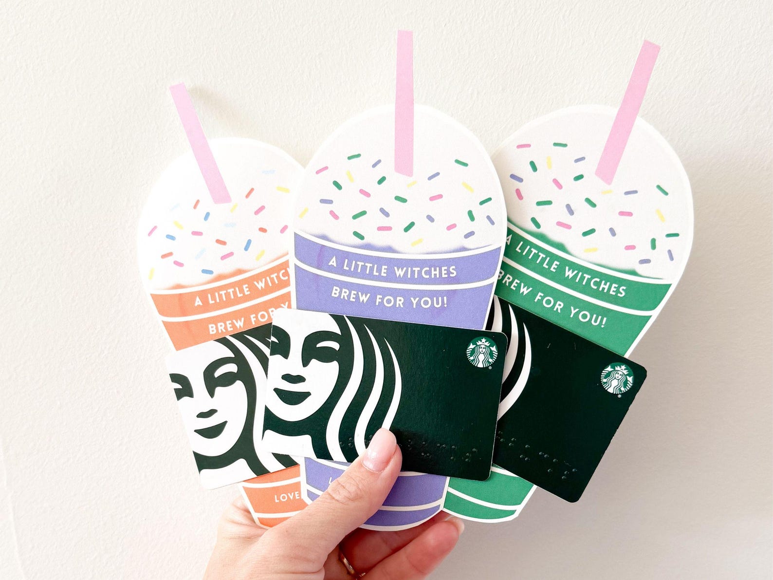 Halloween Coffee Gift Card Holder Printable – Witches Brew Teacher Gift ...