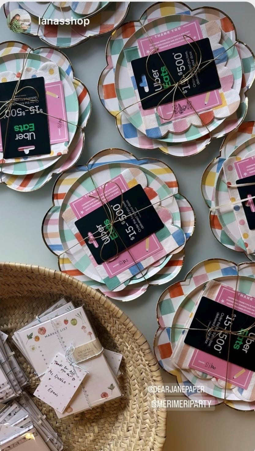 Teacher Appreciation Gift Card Holder - Printable Dinner on Us Teacher ...