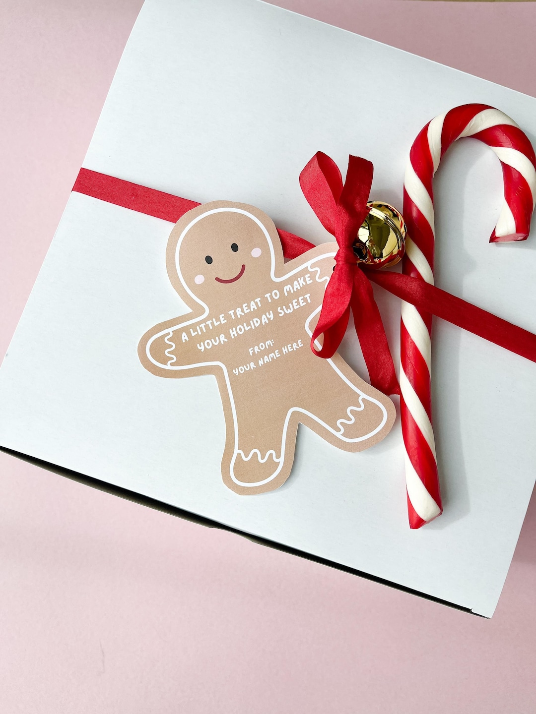 Etiqueta imprimible para dulces navideños: Etiqueta editable de hombre ...