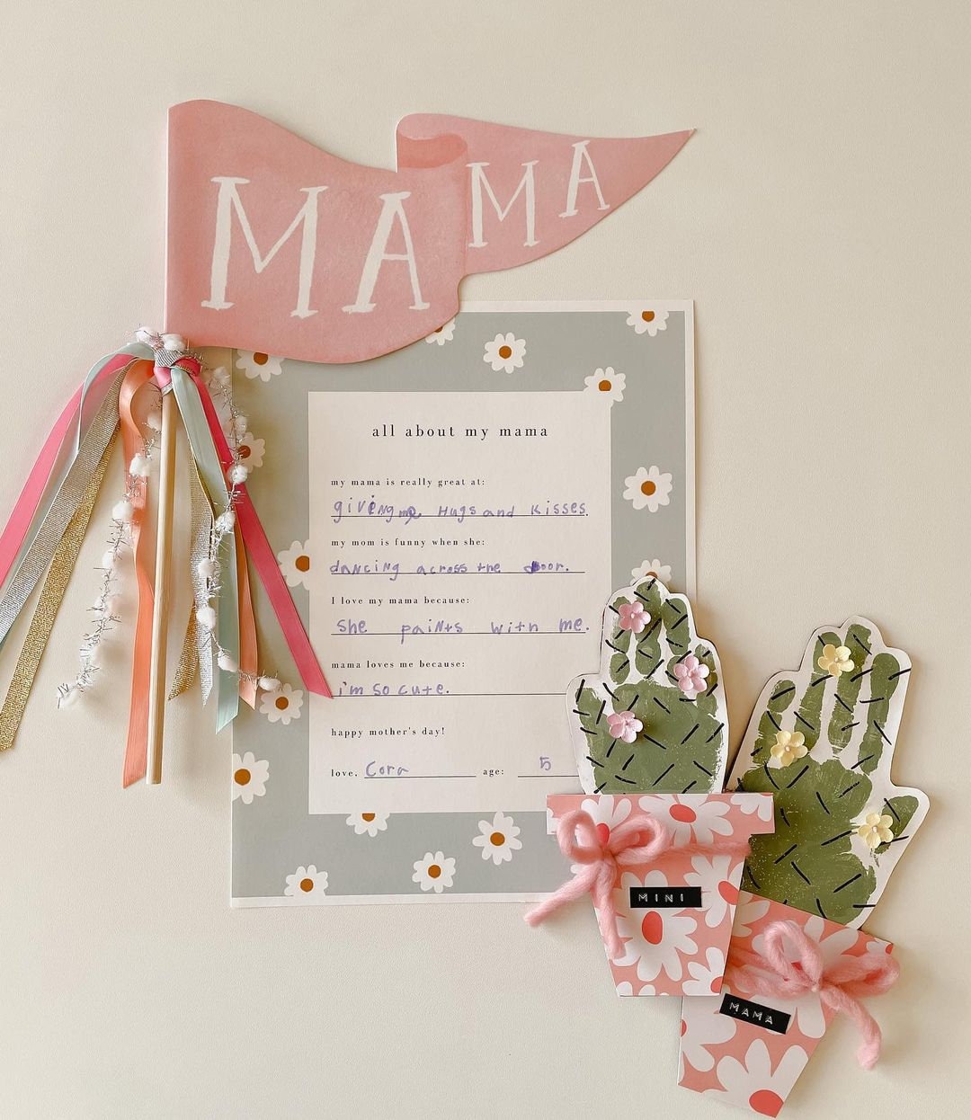 Mother's Day Printable Interview for Kids I Includes Grandma Interview ...