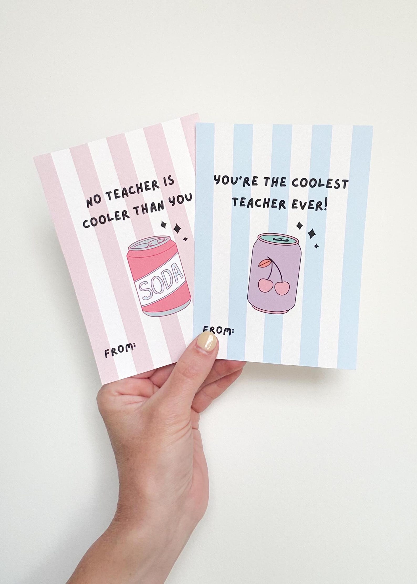 Printable Teacher Gift Tag | Appreciation Day Soda Gift Tag | Cooler ...