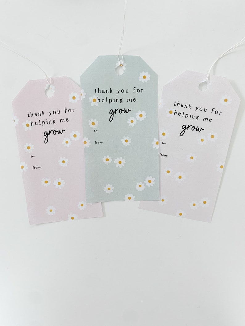 Printable Teacher Appreciation Gift Flower Gift Tag Teacher - Etsy