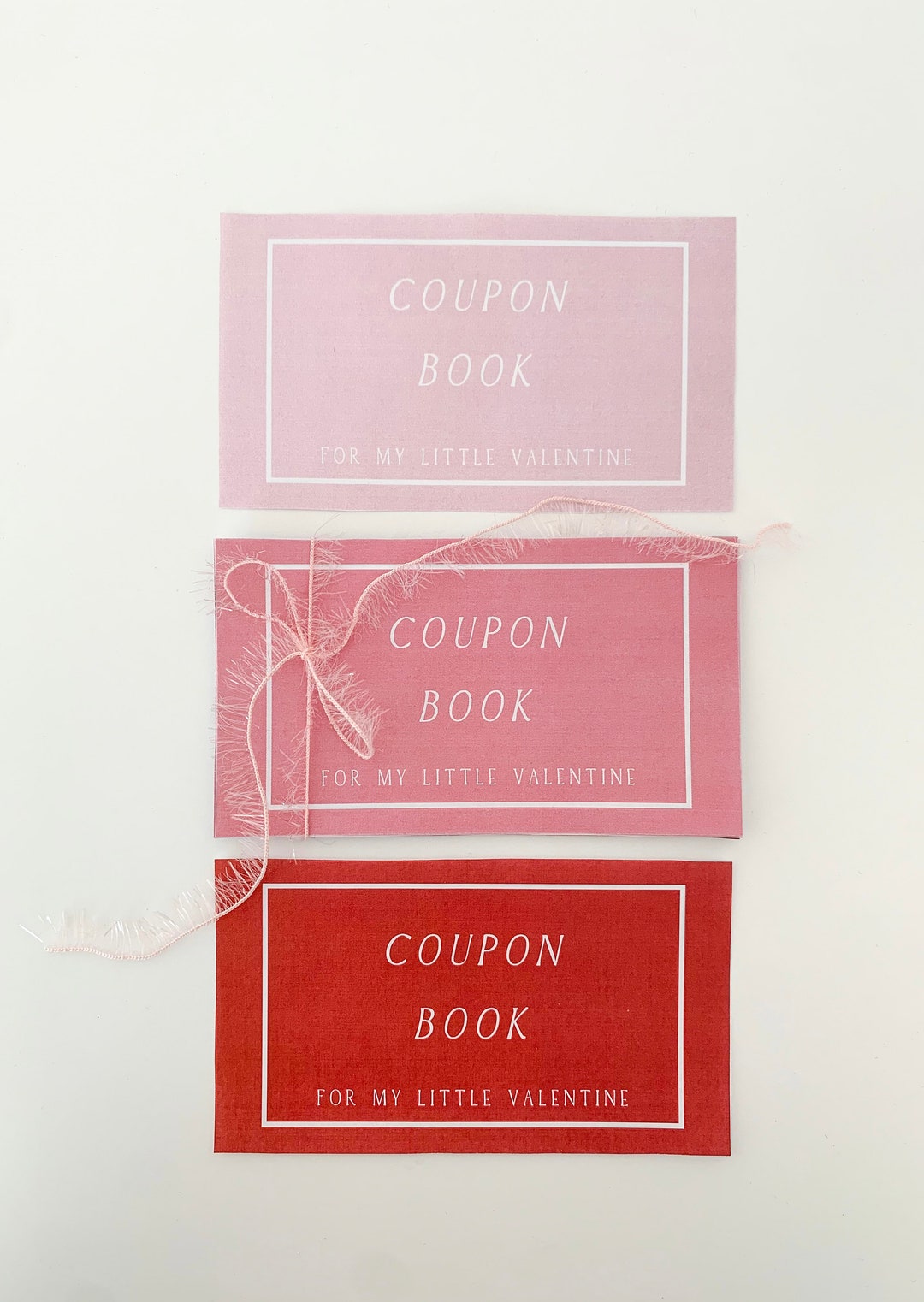 Valentine's Day Coupon Book for Kids, Customizable Printable Valentine ...