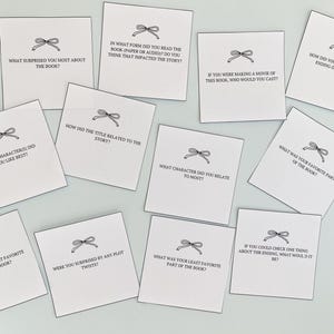 Book Club Discussion Questions- Customizable Printable Book Club ...