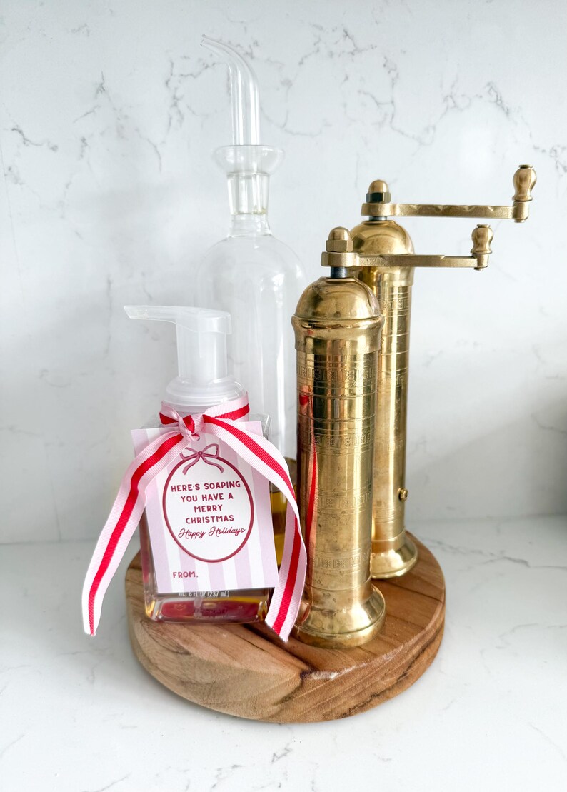 Christmas Soap Gift Tags Printable | Holiday Soap Gift Tag | Teacher ...
