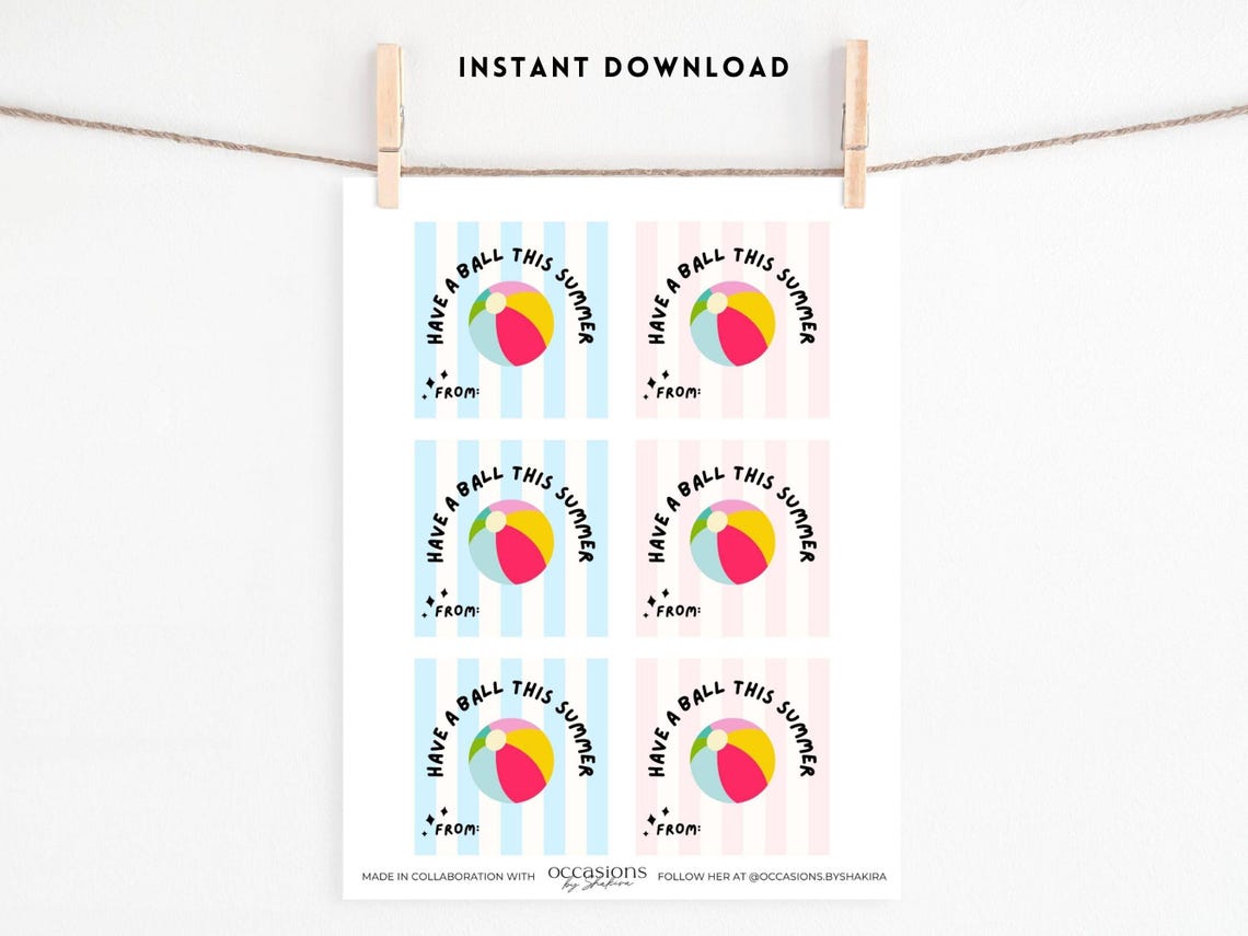 Classmate Gift Tag Summer Break, End of Year Tag, End of School Tag ...