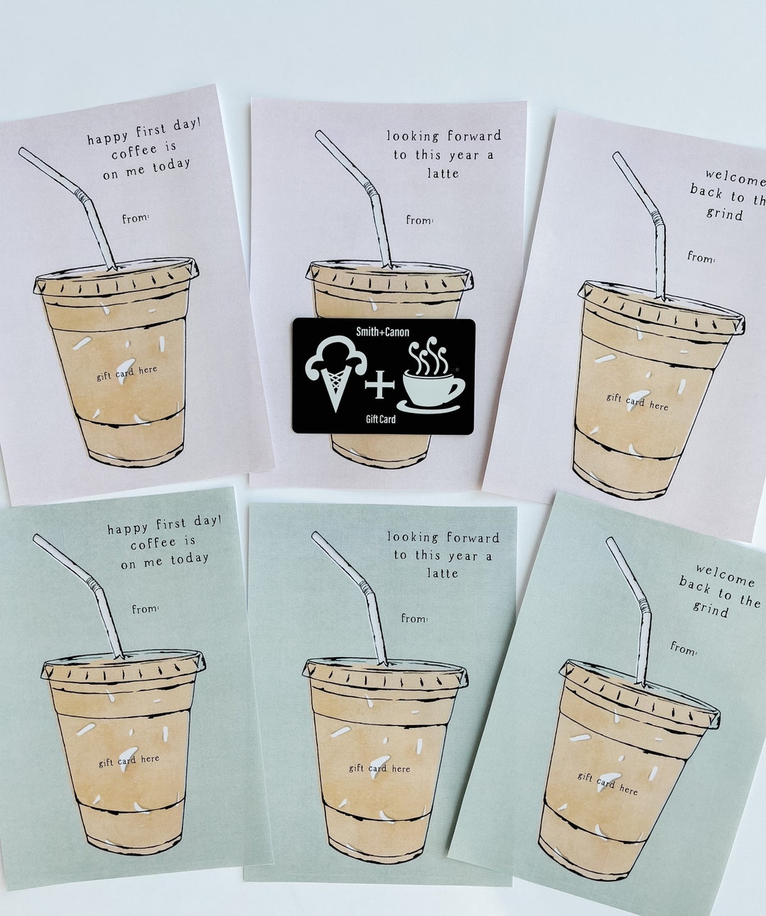 Back to School Teacher Gift: Printable Coffee Gift Card Note - Etsy
