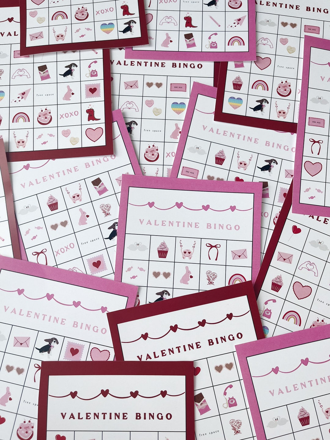 Valentine’s Day Bingo Game | Printable Class Valentine Game for Kids ...