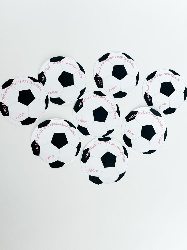 Printable Soccer Valentine Cards for Kids – Sport Valentine Cards for ...