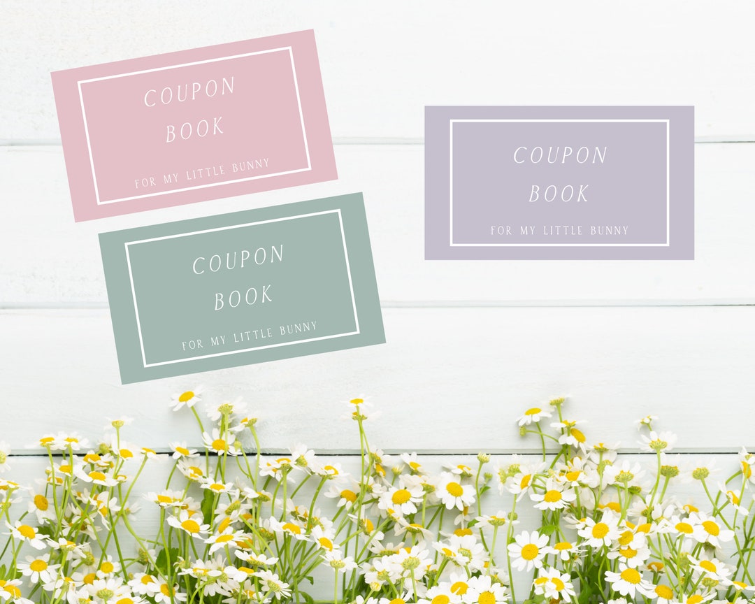 Easter Coupon Book for Kids With Icons, Easter Basket Gift for Kids ...