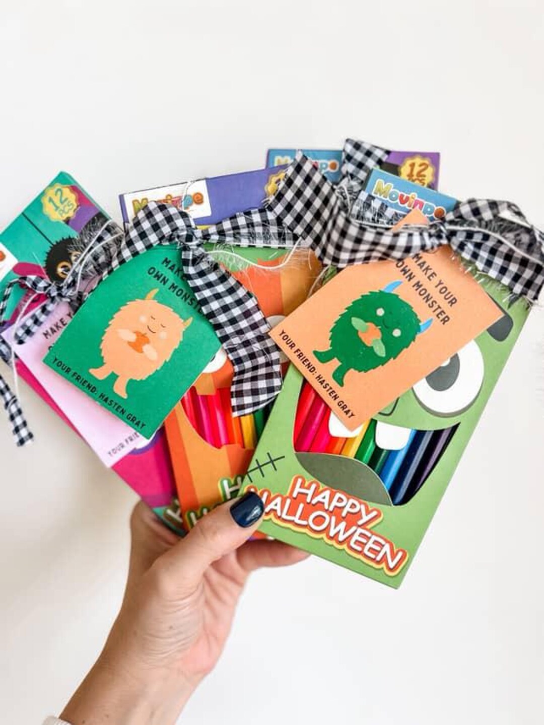 Build Your Own Monster Kit Tags | Printable Halloween Treat Tag, Favor ...